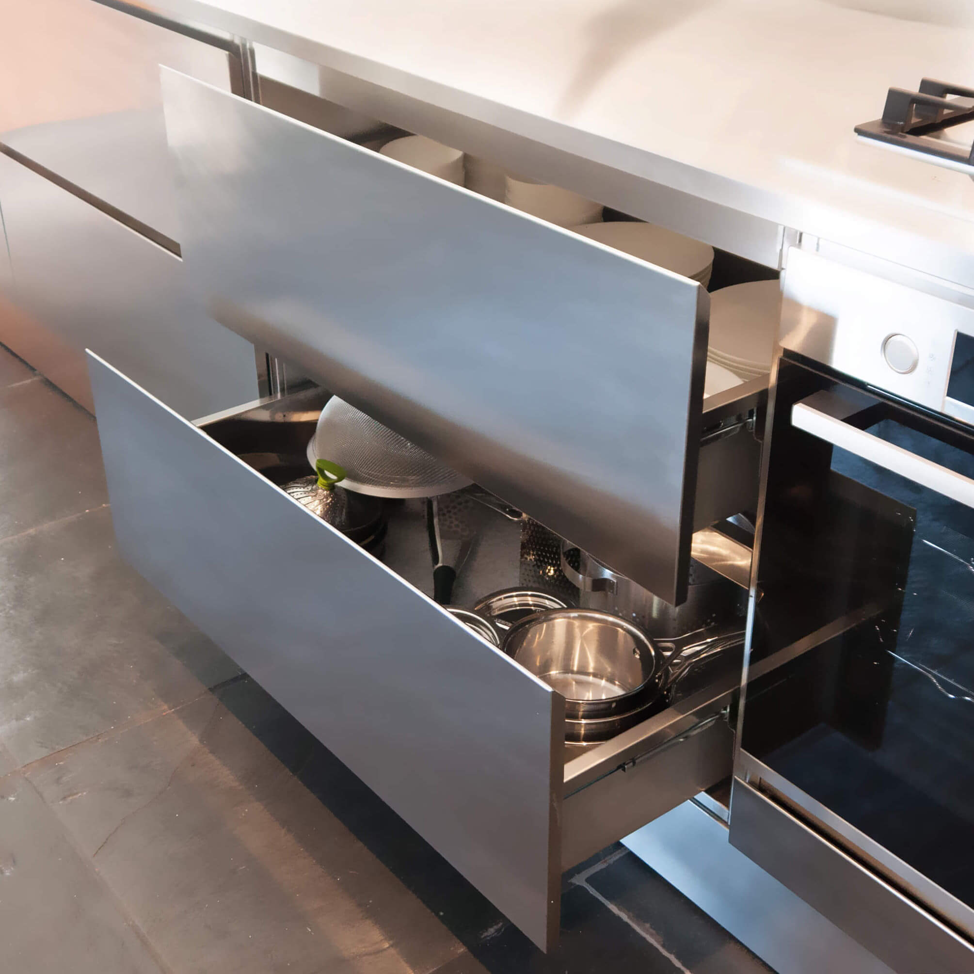 Stainless Steel Kitchens - Schmid German Kitchens